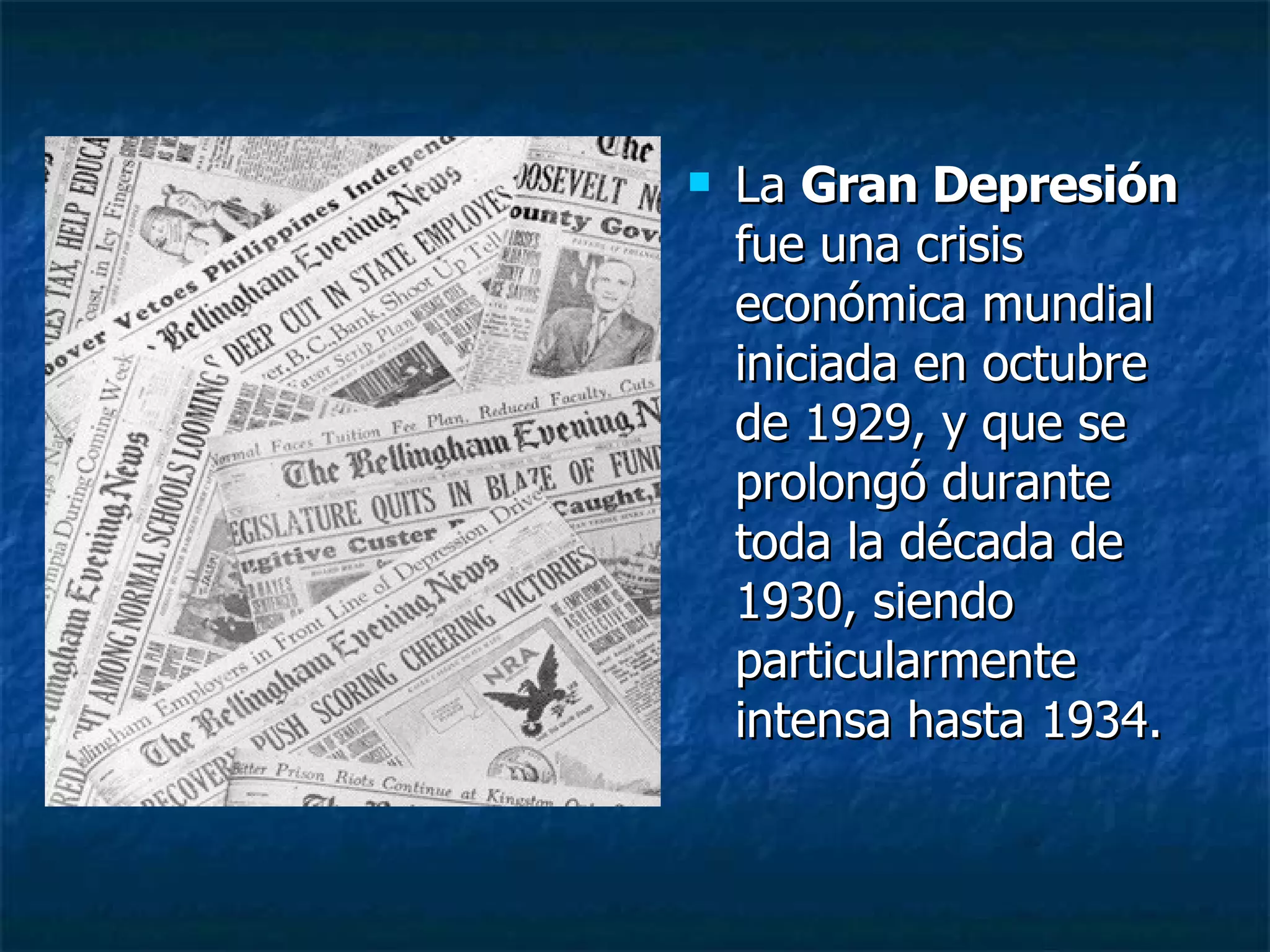 La Gran Depresion | PPT