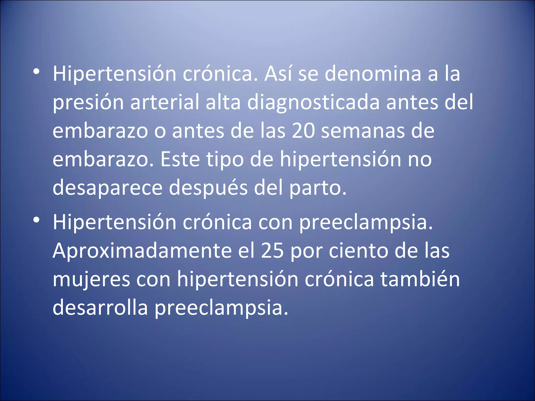La HipertensióN Durante El Embarazo | PPT
