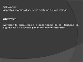 La identidad | PPT