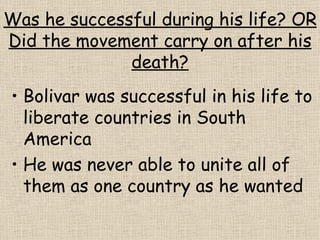 La Independence Movements In Latin America | PPT