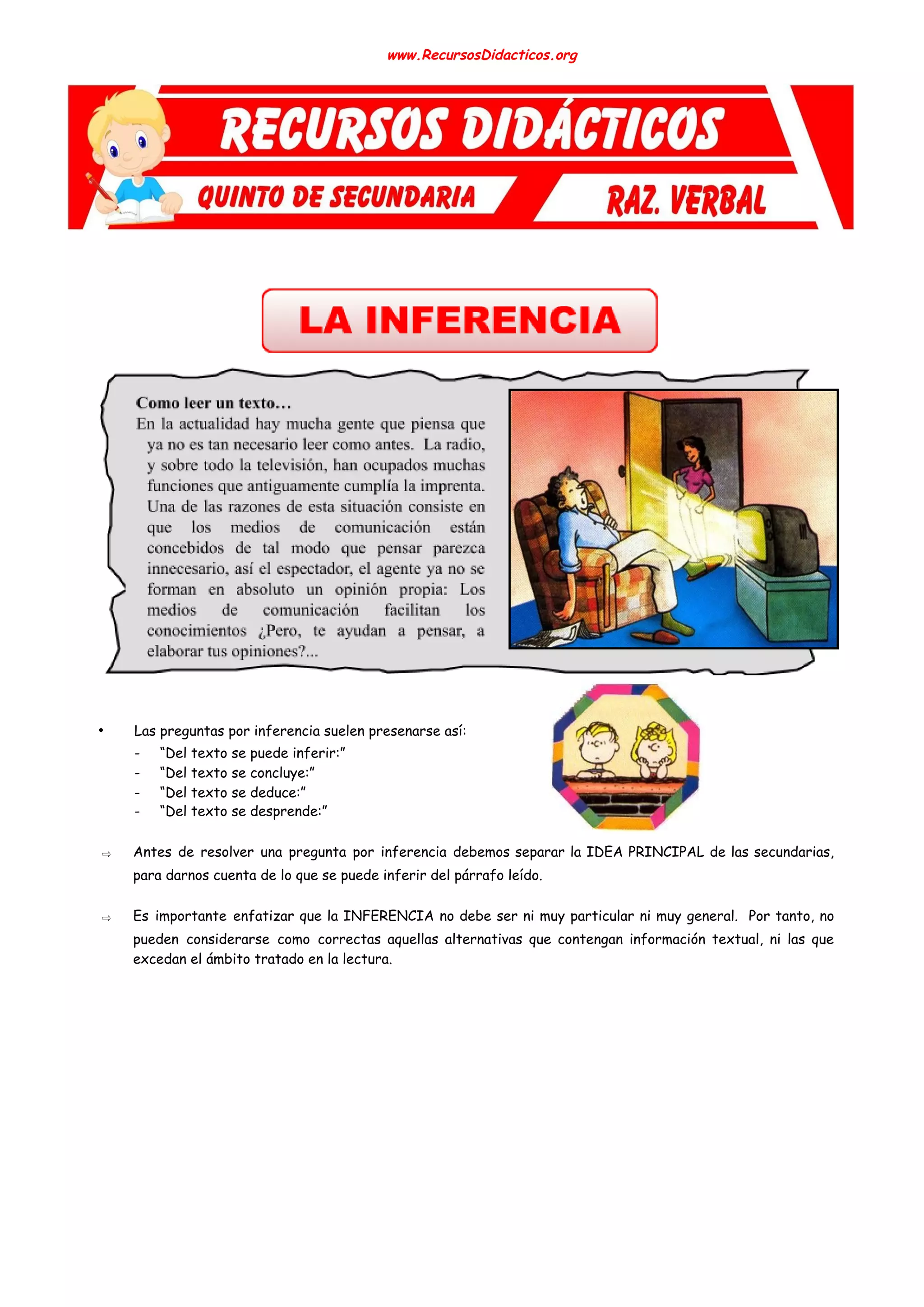 INFERENCIA | PDF