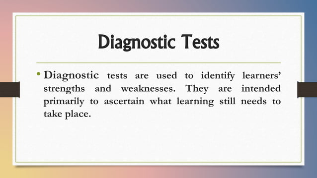 Language Assessment : Kinds of tests and testing | PPTX