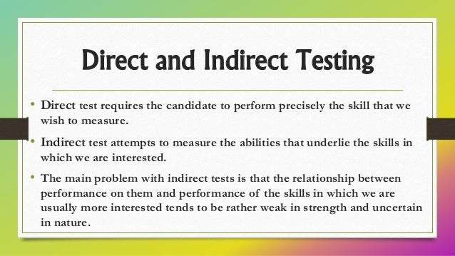 Language Assessment : Kinds of tests and testing