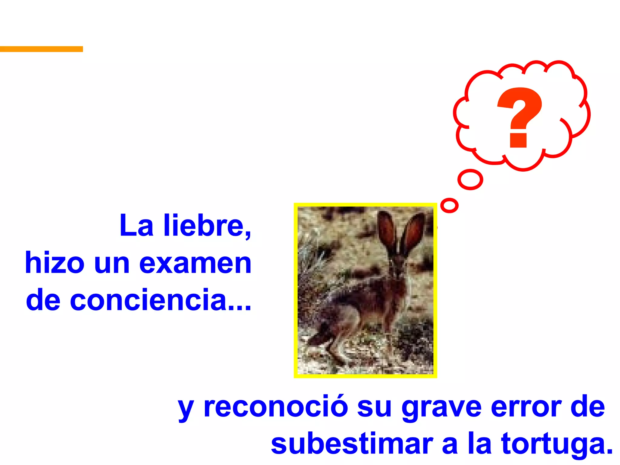 La Liebre Y La Tortuga | PPT
