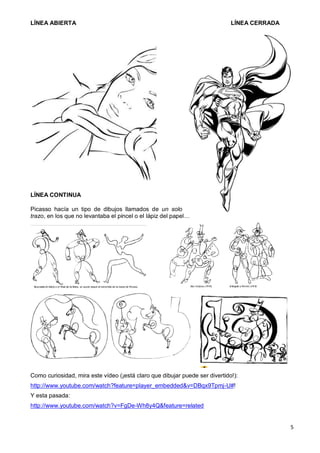 La linea en el arte del dibujo | PDF