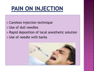 La local complications | PPT
