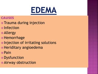 La local complications | PPT