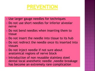 La local complications | PPT