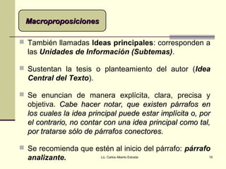 La estructura textual | PPT