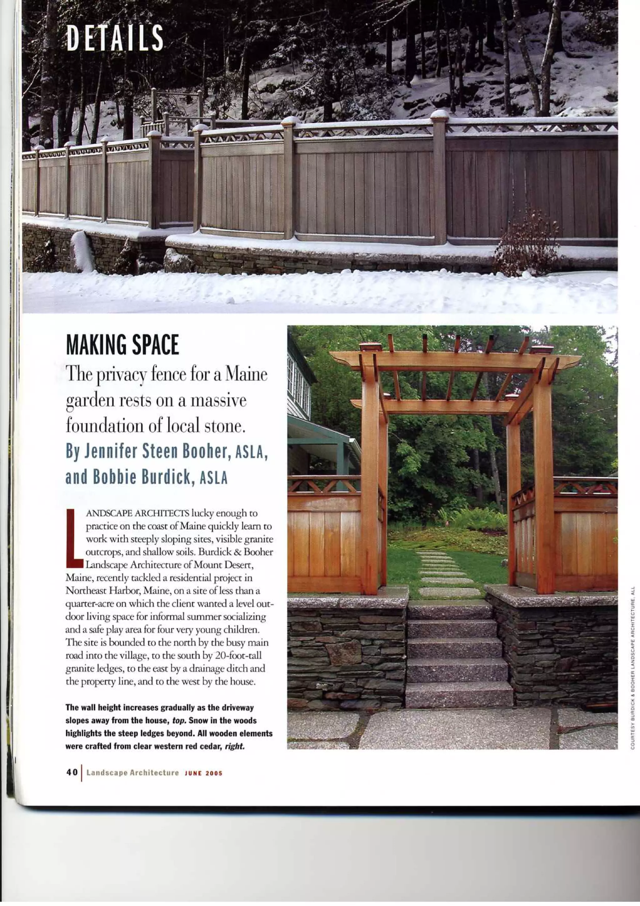 B&A Landscape Architecture article page 1 | PDF