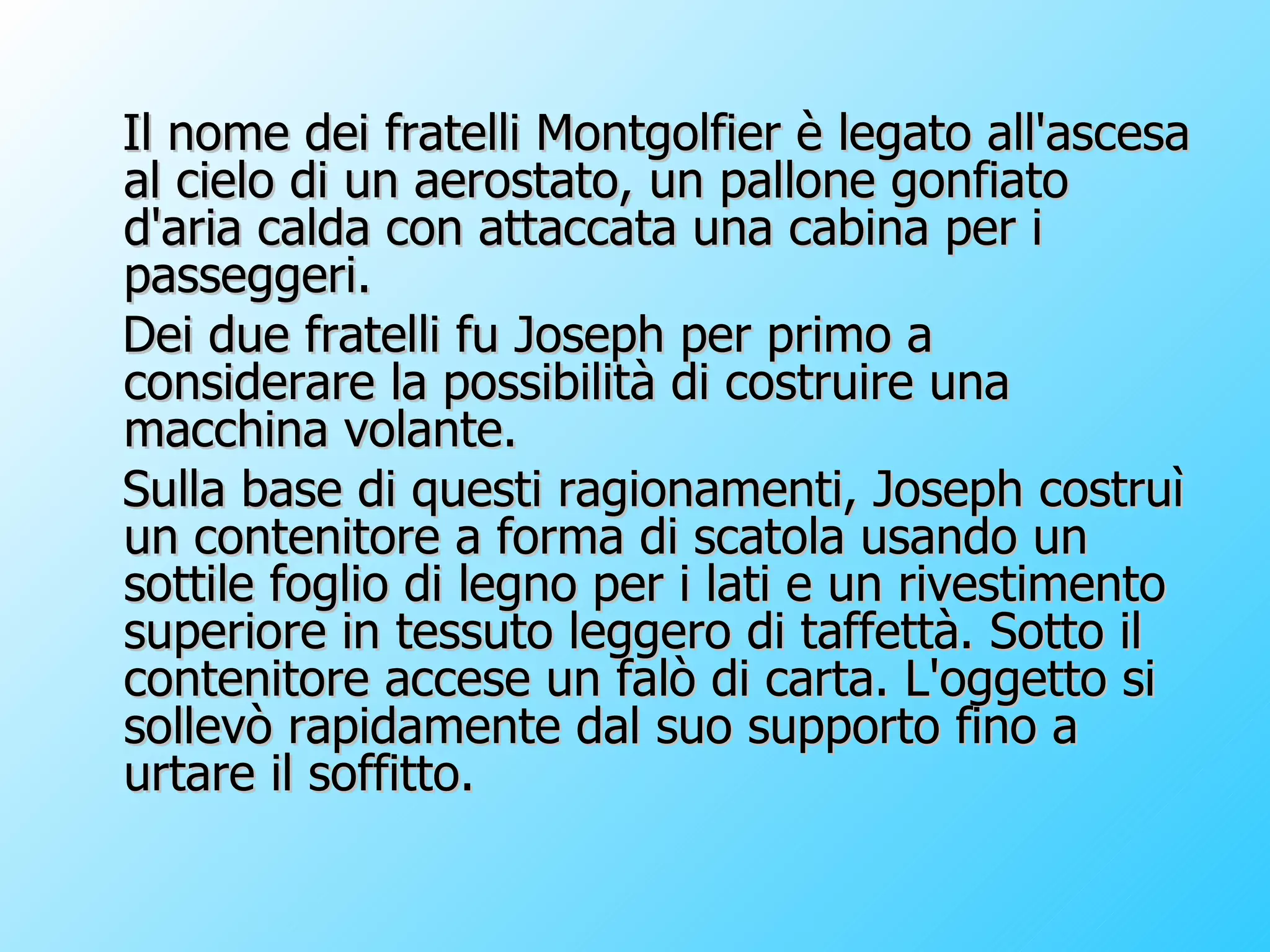 La Mongolfiera | PPT