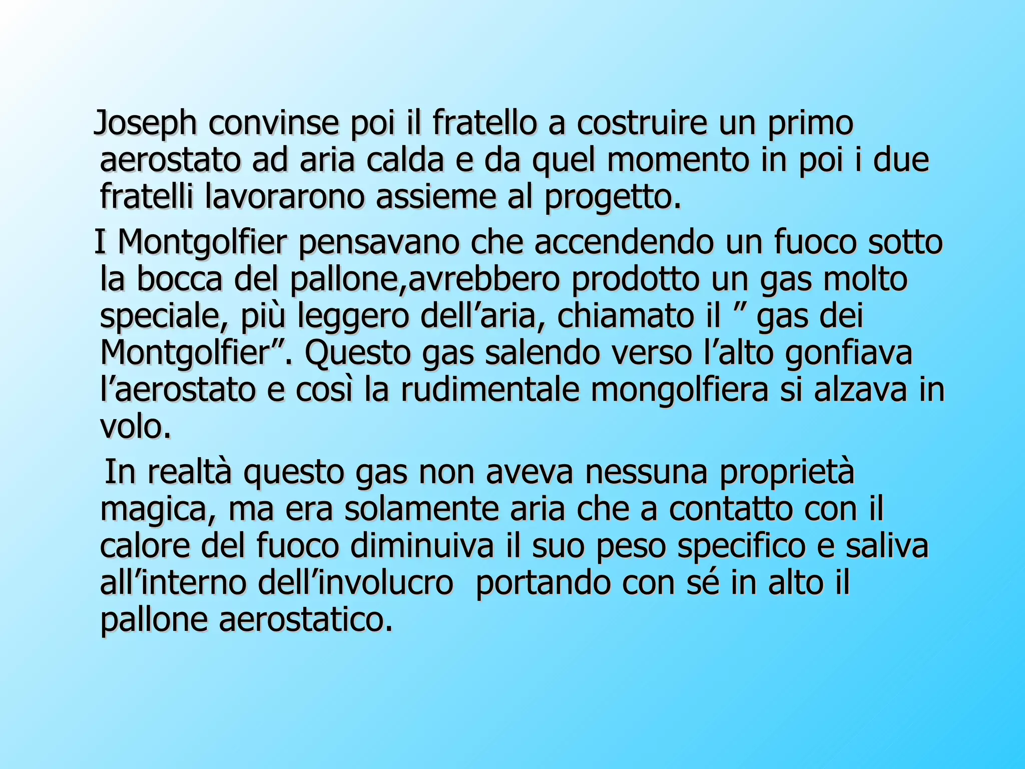 La Mongolfiera | PPT