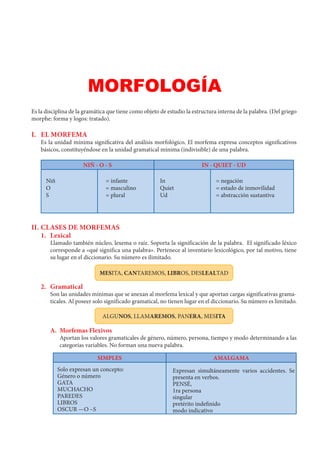 La-Morfología-y-el-Morfema-Ejercicios de Práctica.pdf | Biological ...