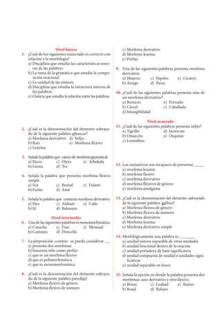 La-Morfología-y-el-Morfema-Ejercicios de Práctica.pdf