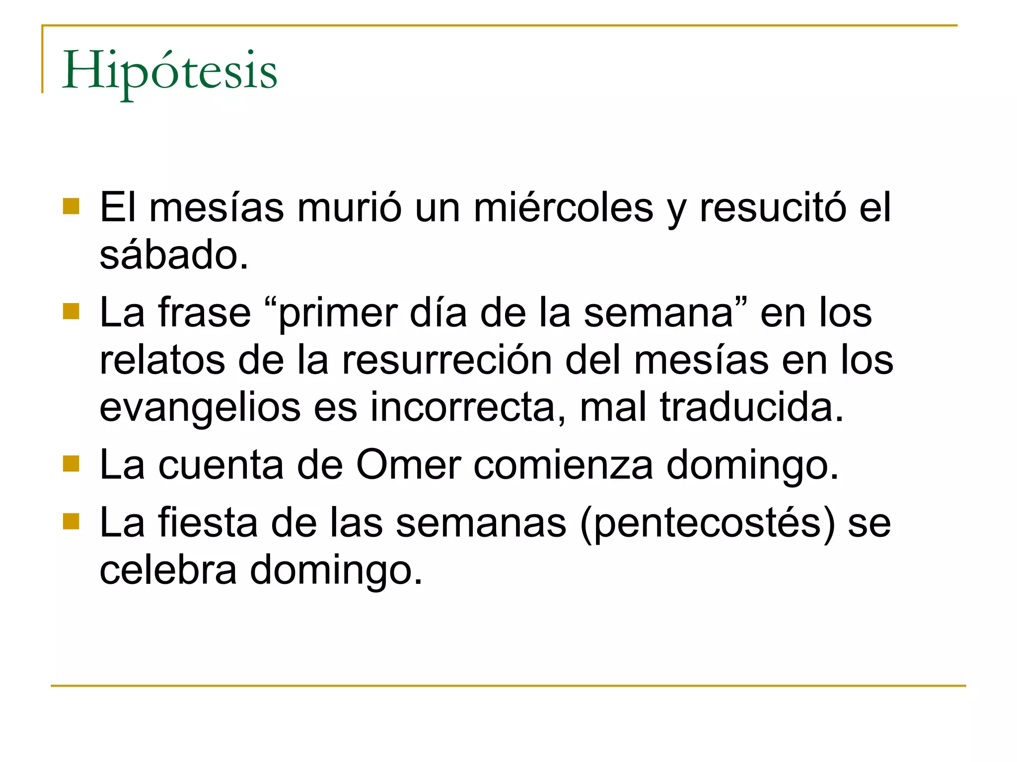 La Muerte Y Resurreccion De Yahshua El Mesias 1224987081662800 9 | PPT
