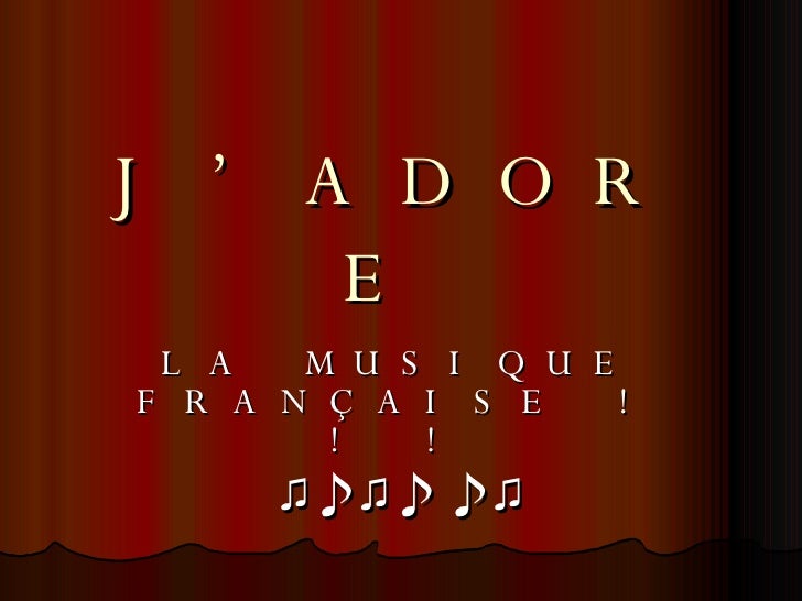 La Musique FrançAise