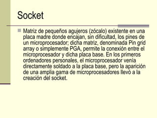 LA PLACA MADRE Y SUS PARTES | PPT