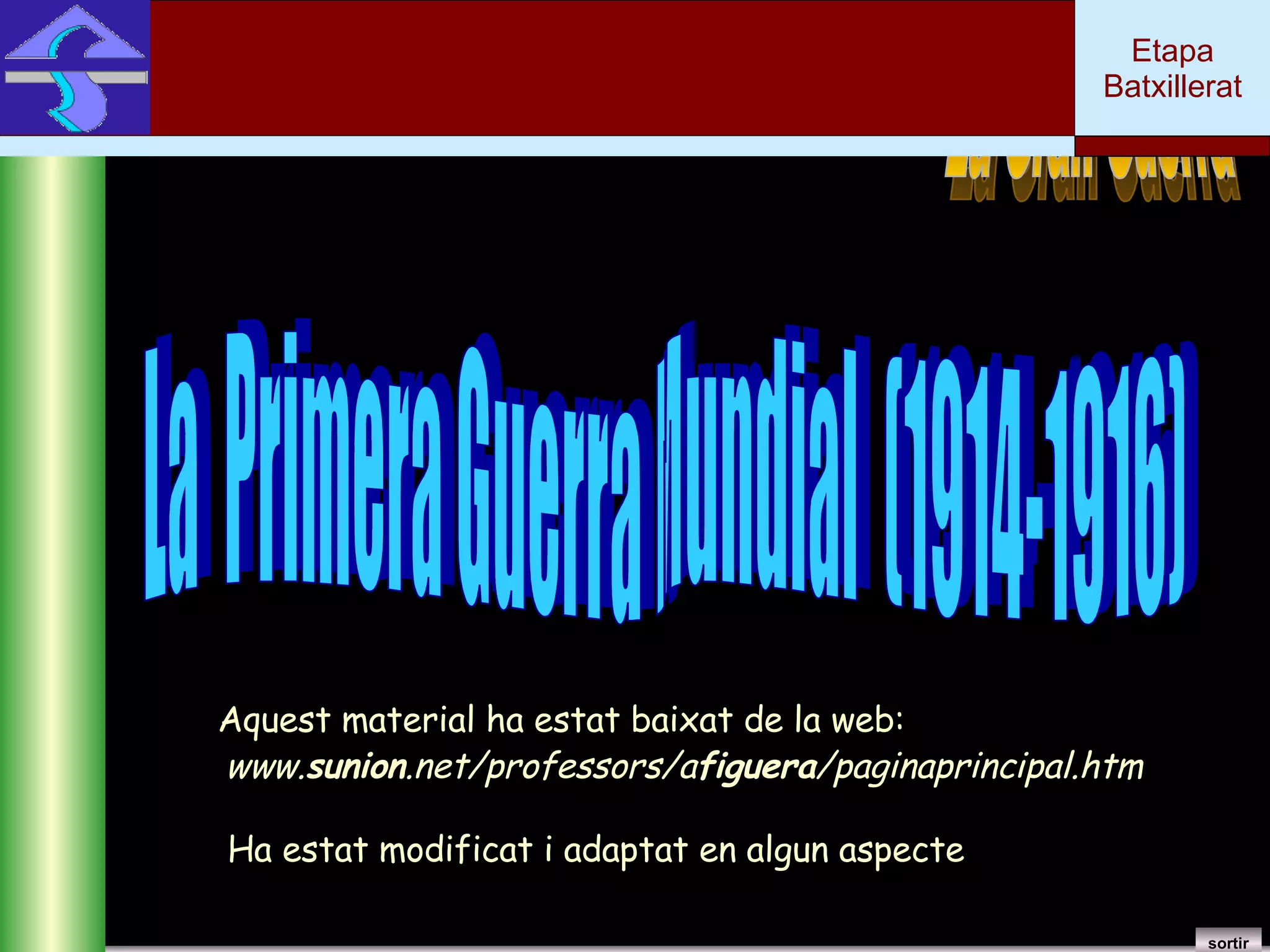 La Primera Guerra Mundial | PPT