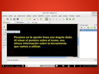 Trazado de rectas con librecad. | ODP