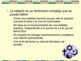 La ReligióN, Qué Es Y Para Qué.Tema2 | PPT