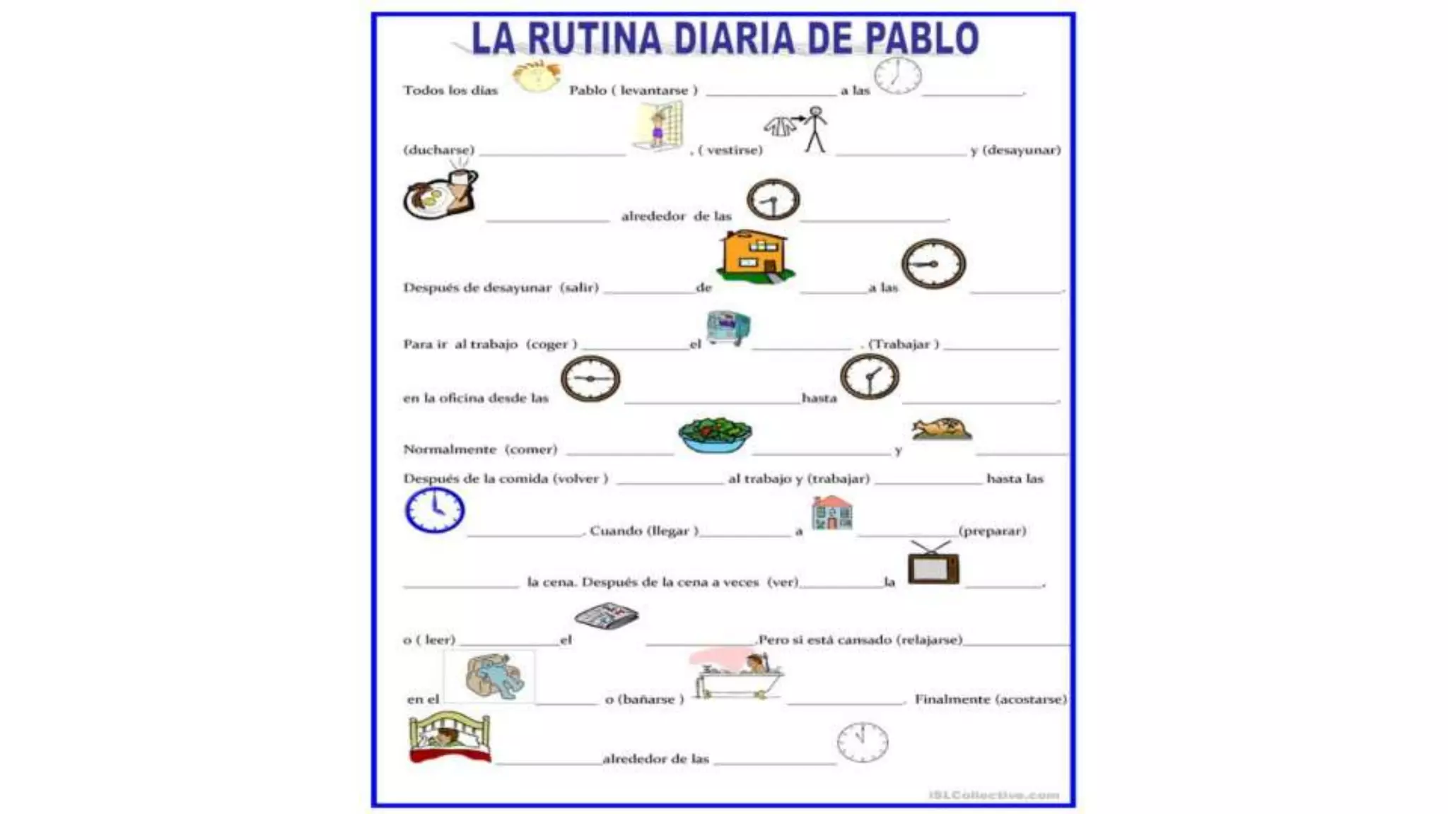 la-rutina-diaria-dinamica-del-aula-ejercicios-de-gramatica-ensenanz ...