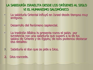 La Sabiduria | PPT