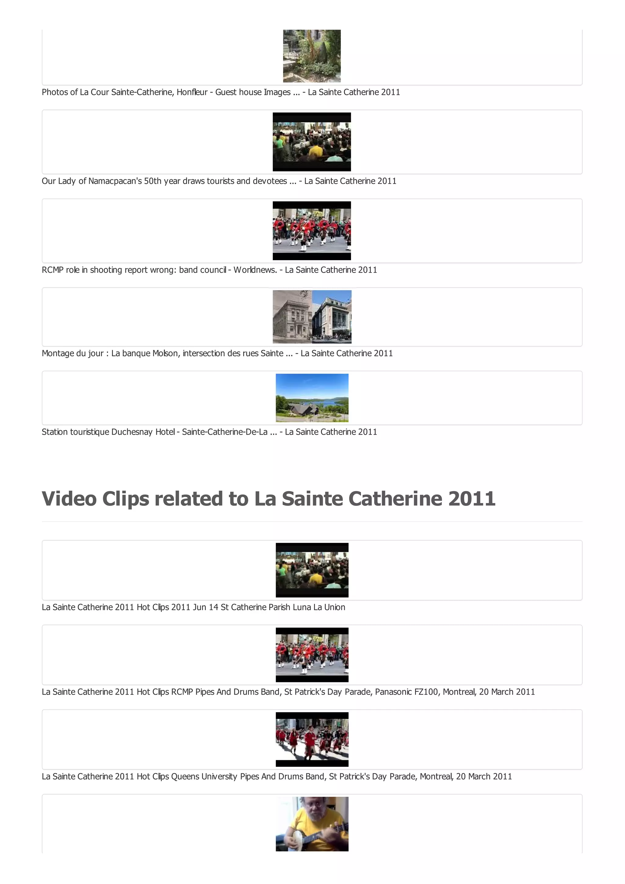 La sainte-catherine-2011 | PDF