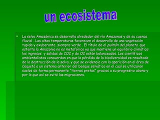 La Selva Amazonica | PPT