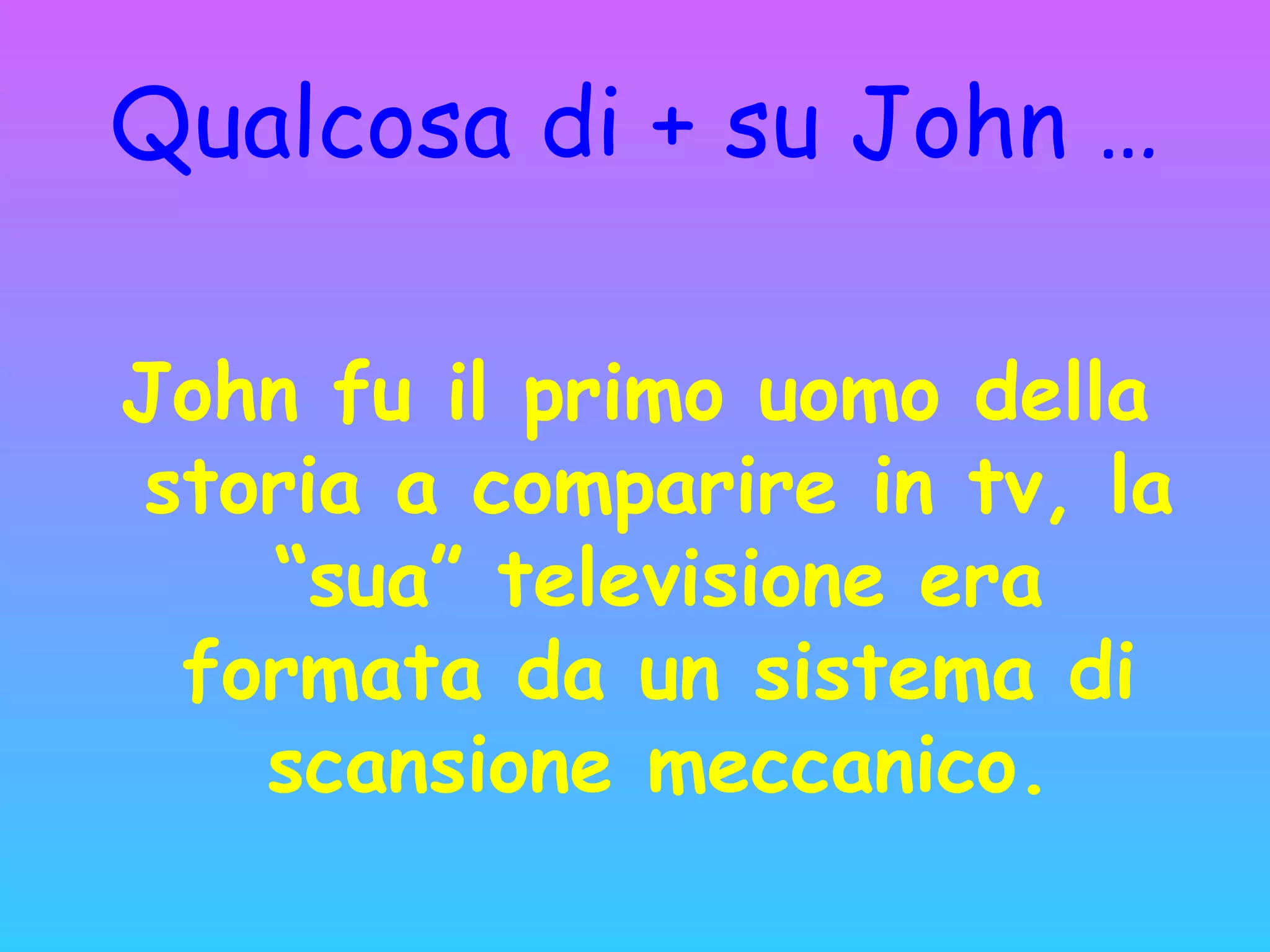 La Televisione!! | PPT