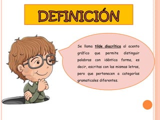 Tilde diacrítica | PPTX