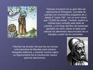La Trigonometria | PPT