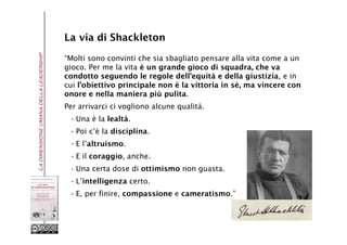 La via-di-shackleton vale-x-fia | PDF | Career Planning | Careers