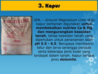 LA 02 Penyediaan Tanah Nurseri Lanskap | PPTX