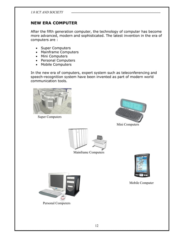 La1 ict-topic-1-ict-and-society | PDF