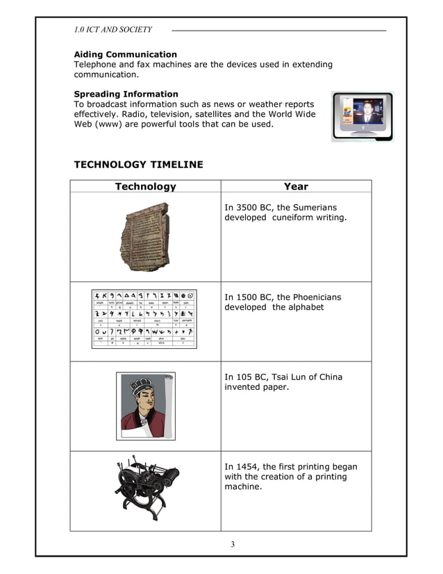 La1 ict-topic-1-ict-and-society | PDF