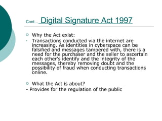 La1 Malaysia Cyber Laws | PPT