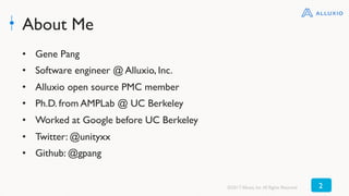 Best Practices for Using Alluxio with Apache Spark with Gene Pang | PPT