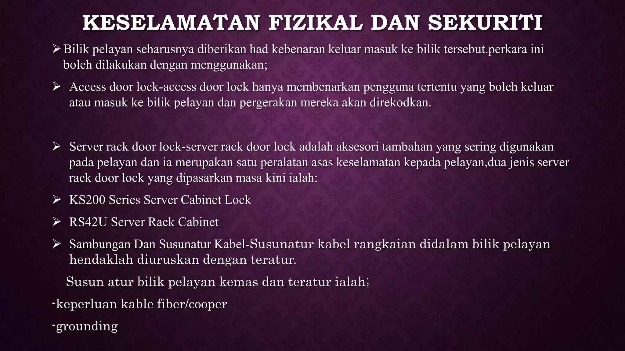 La2 server maintenance | PPTX