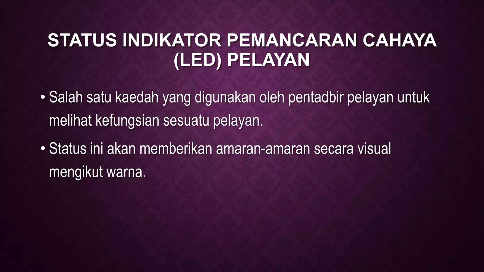 La2 server maintenance | PPTX