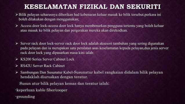 La2 server maintenance | PPTX