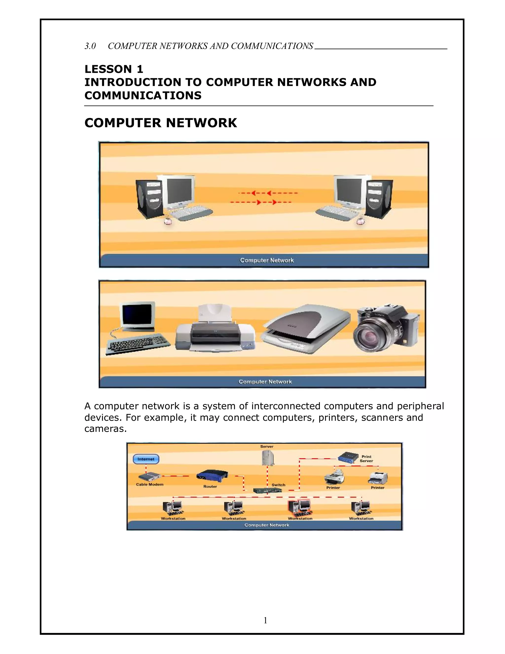 La3 ict-topic-3-computer-networks | PDF