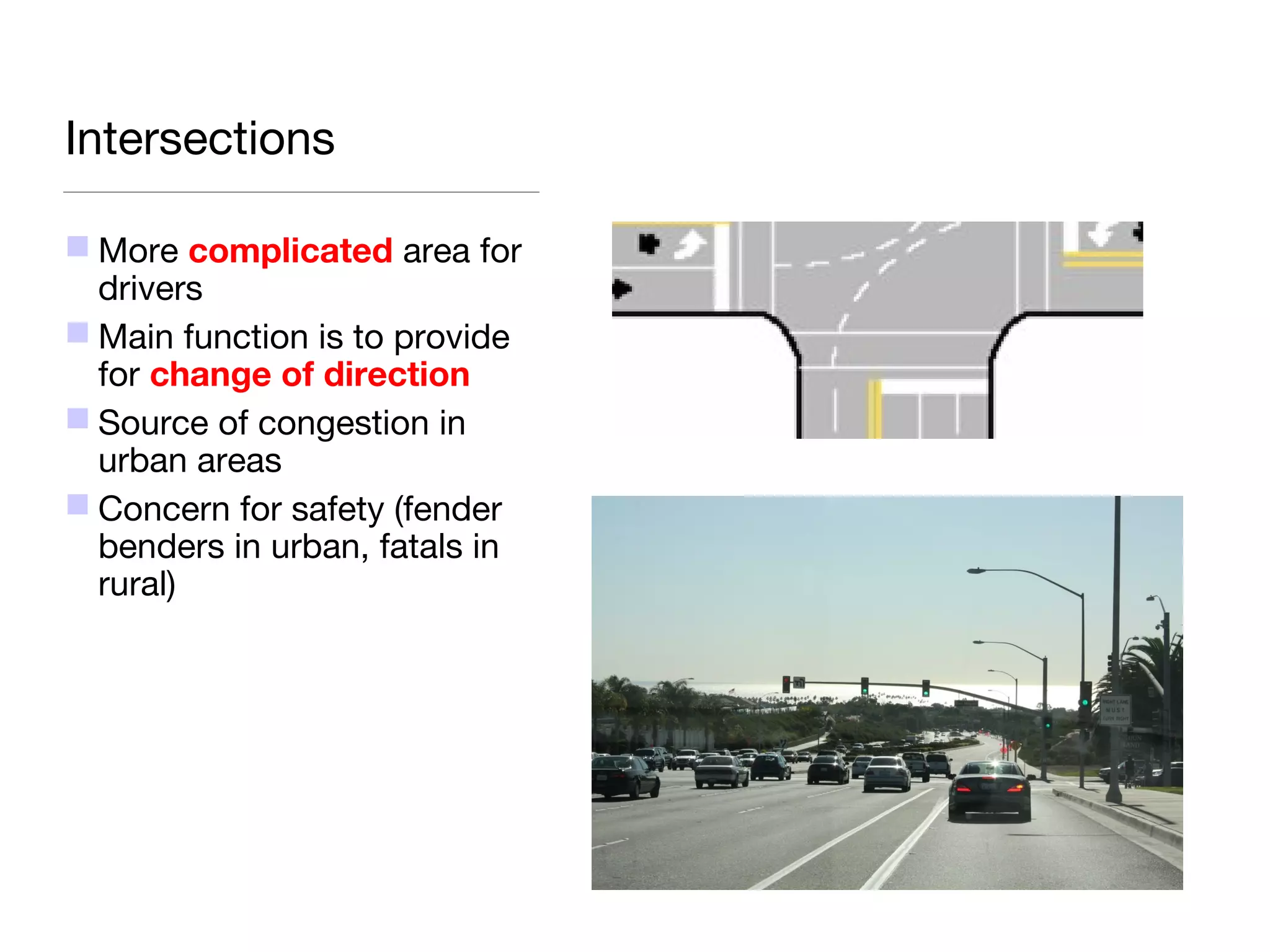 Road intersections For LA students | PPT