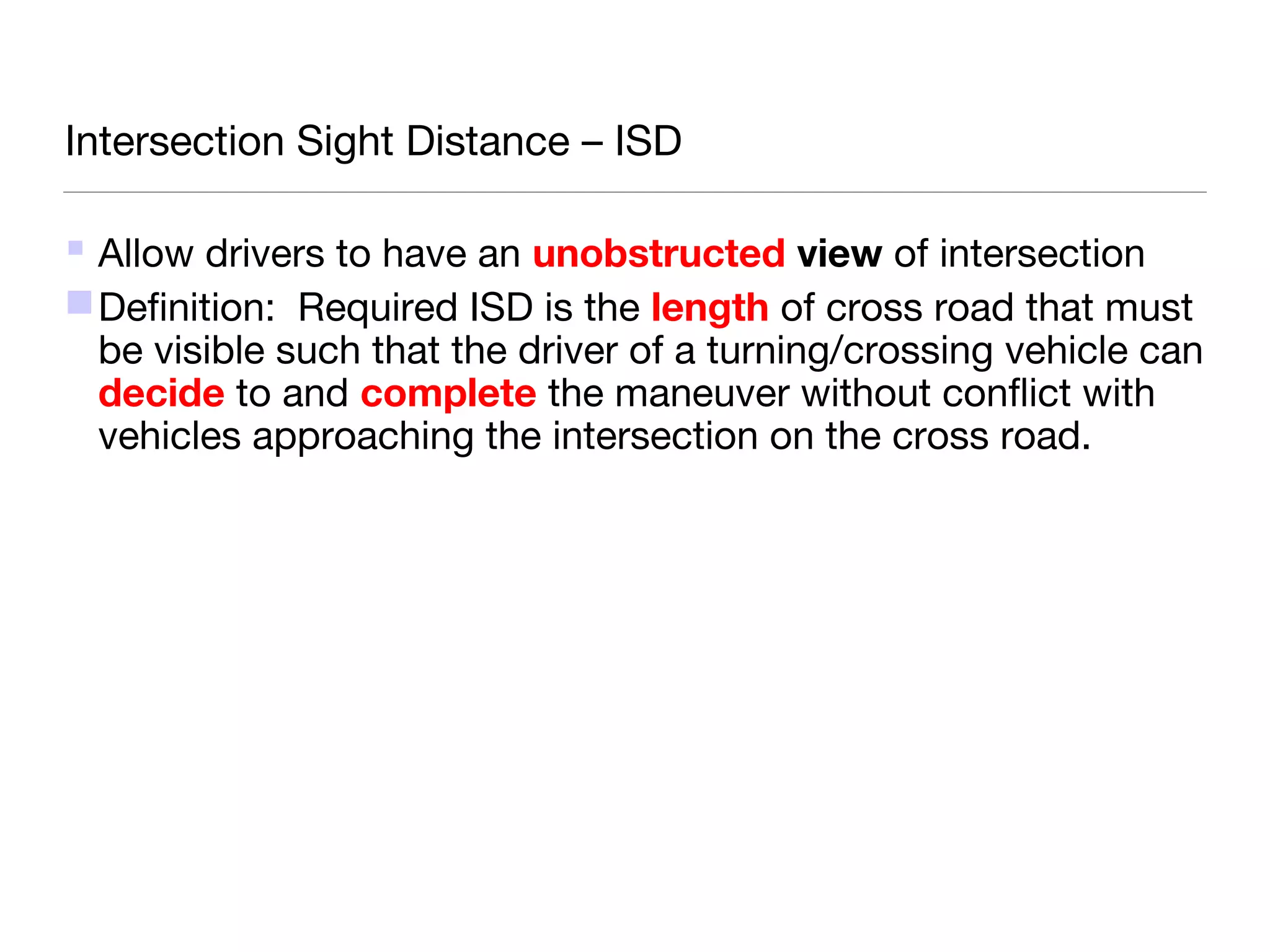 Road intersections For LA students | PPT