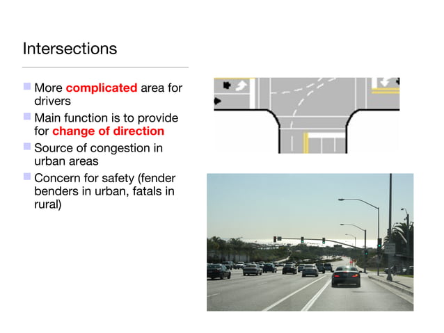 Road intersections For LA students | PPT