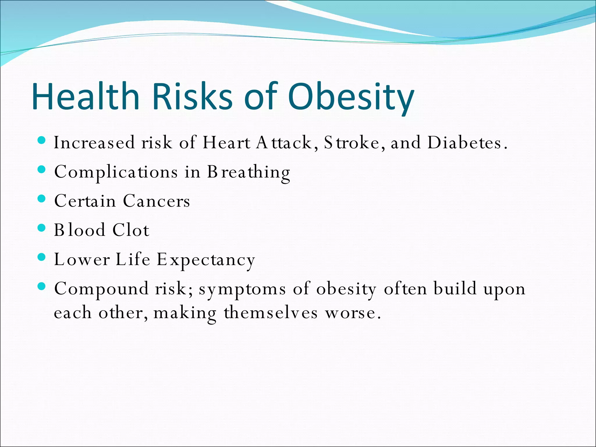 Obesity Presentation | PPT