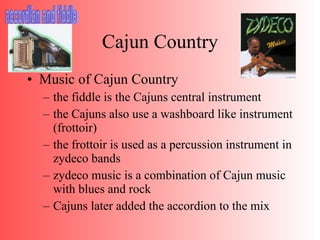 La 5 Regions Cajun Country And Greater New Orleans | PPT