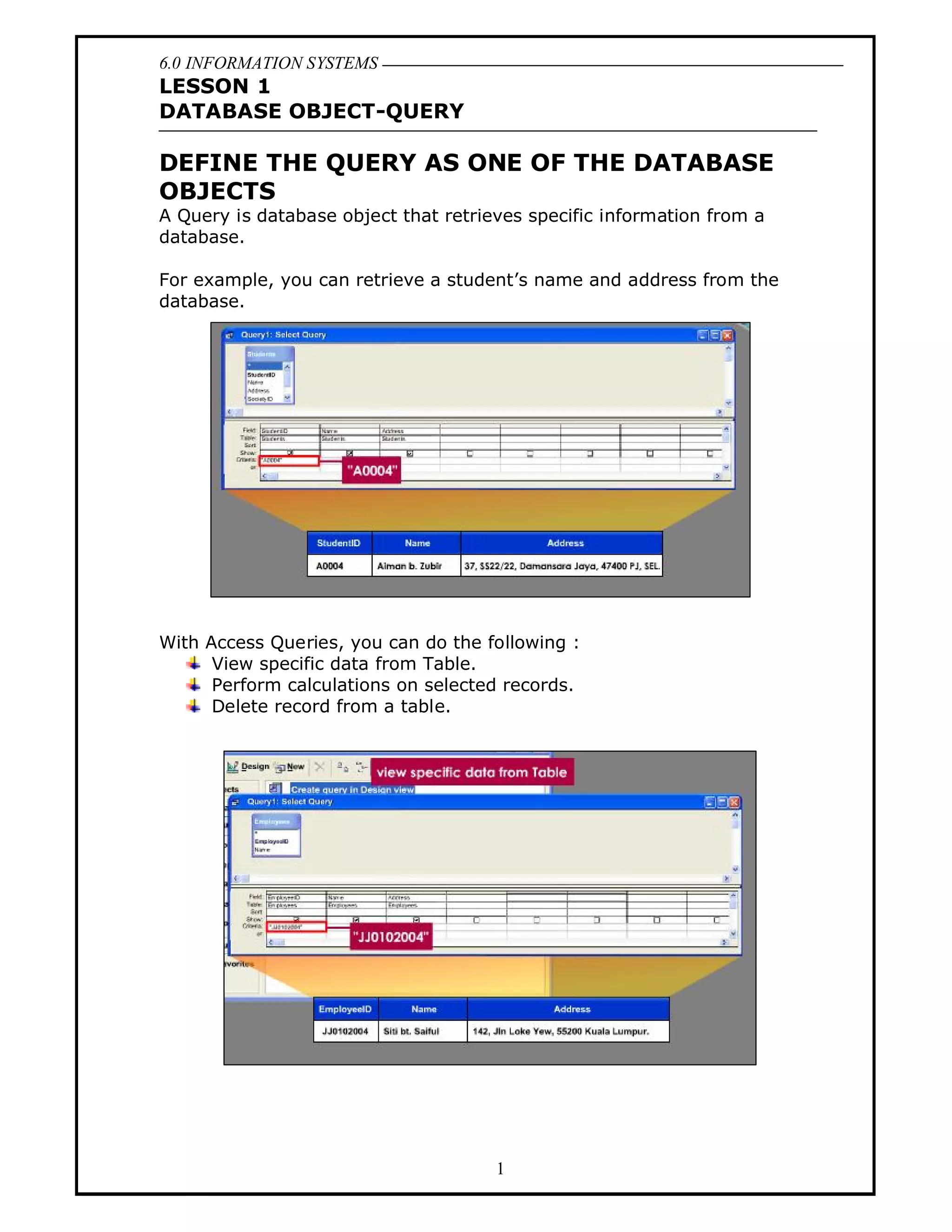 La6 ict-topic-6-information-systems | PDF | Databases | Computer Software and Applications