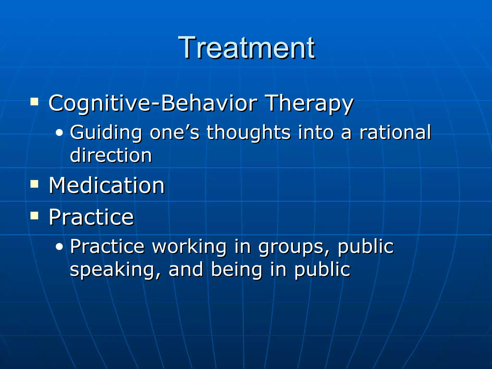 Social Anxiety Disorder | PPT