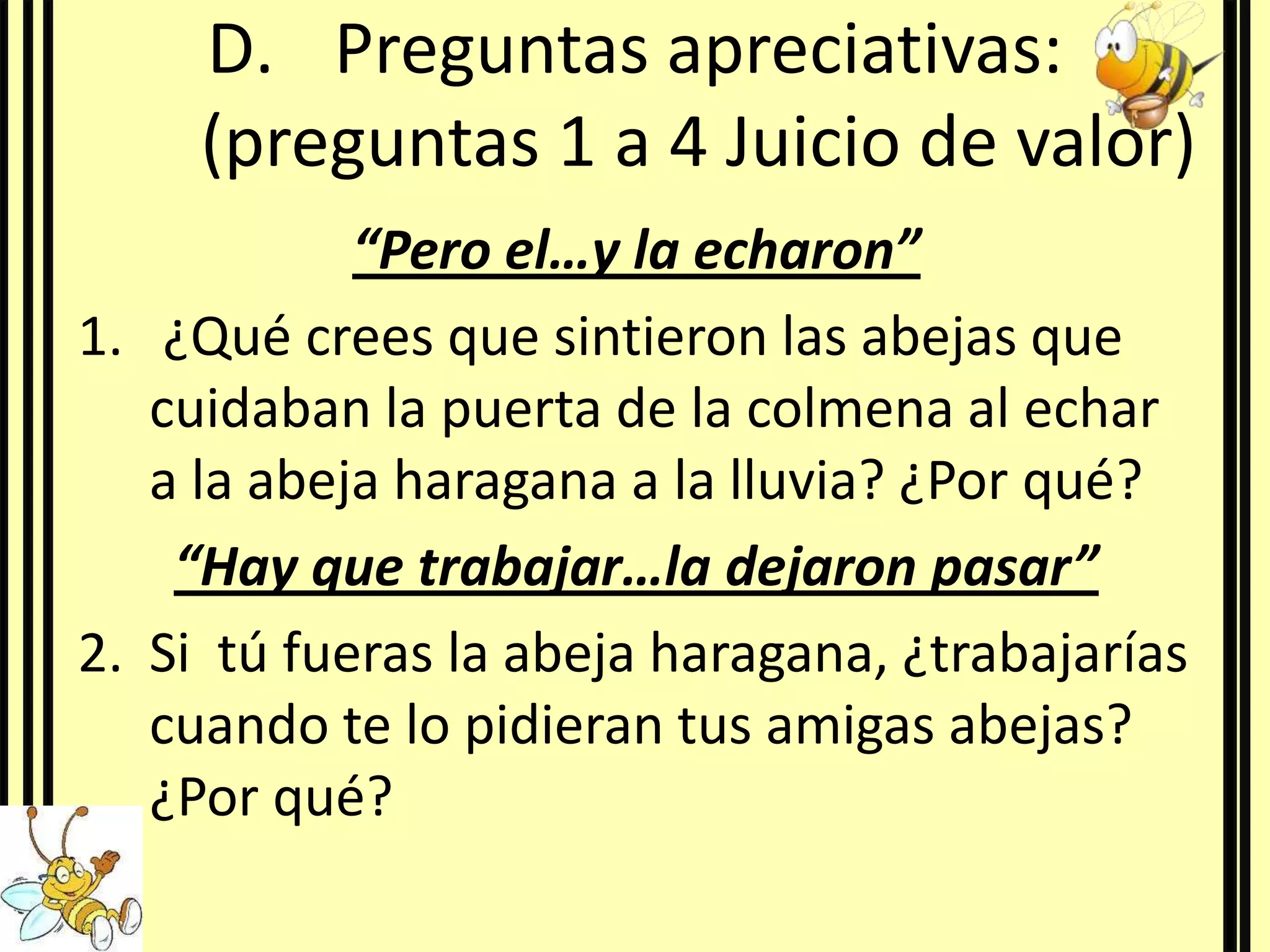 La abeja haragana | PPTX | Beekeeping | Hobbies & Interests