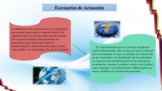 La administración nuevo escenario mundial | PDF